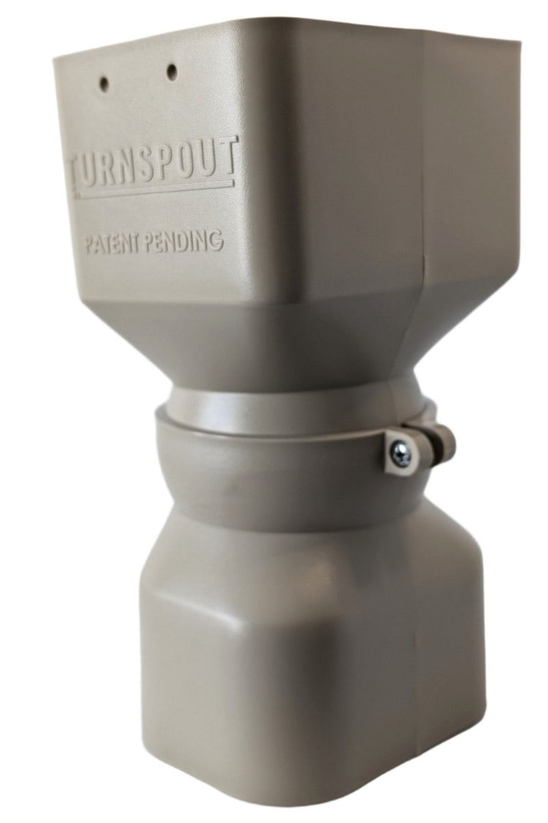 TurnSpout Pebble 3x4 Downspout Extension | TurnSpout